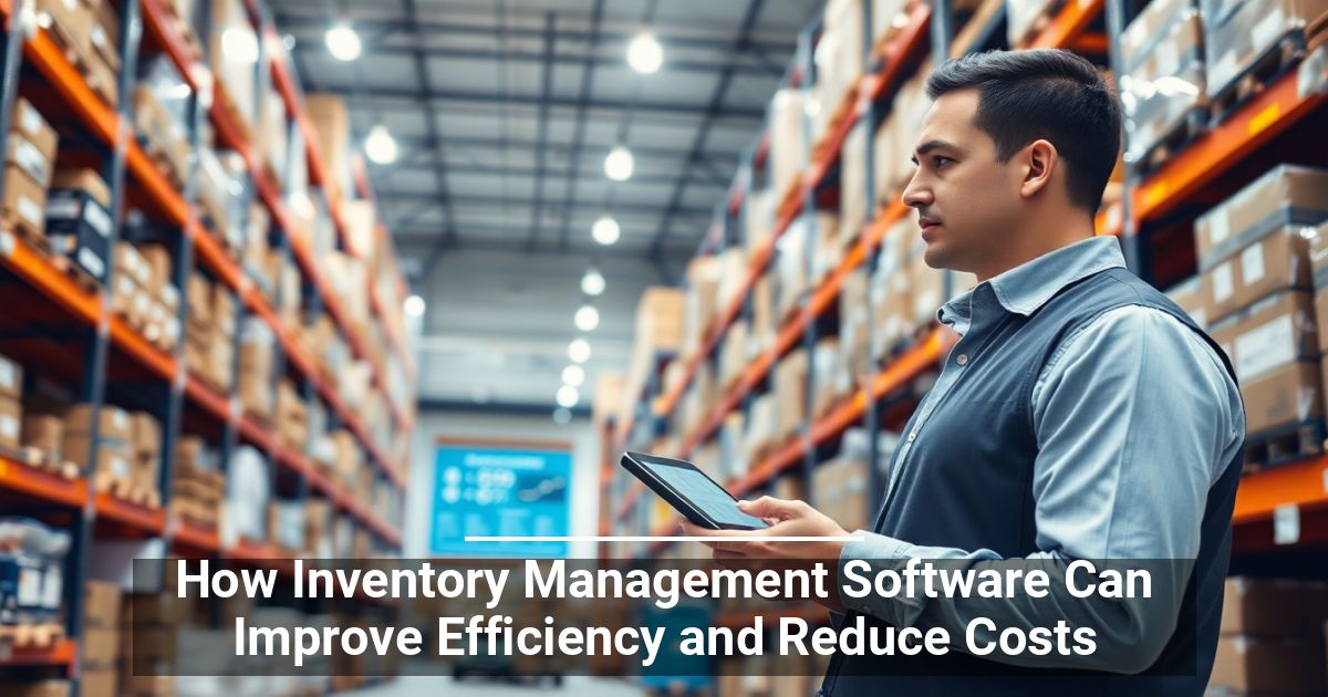How Inventory Management Software Can Improve Efficiency and Reduce Costs | Computer Breakthrough