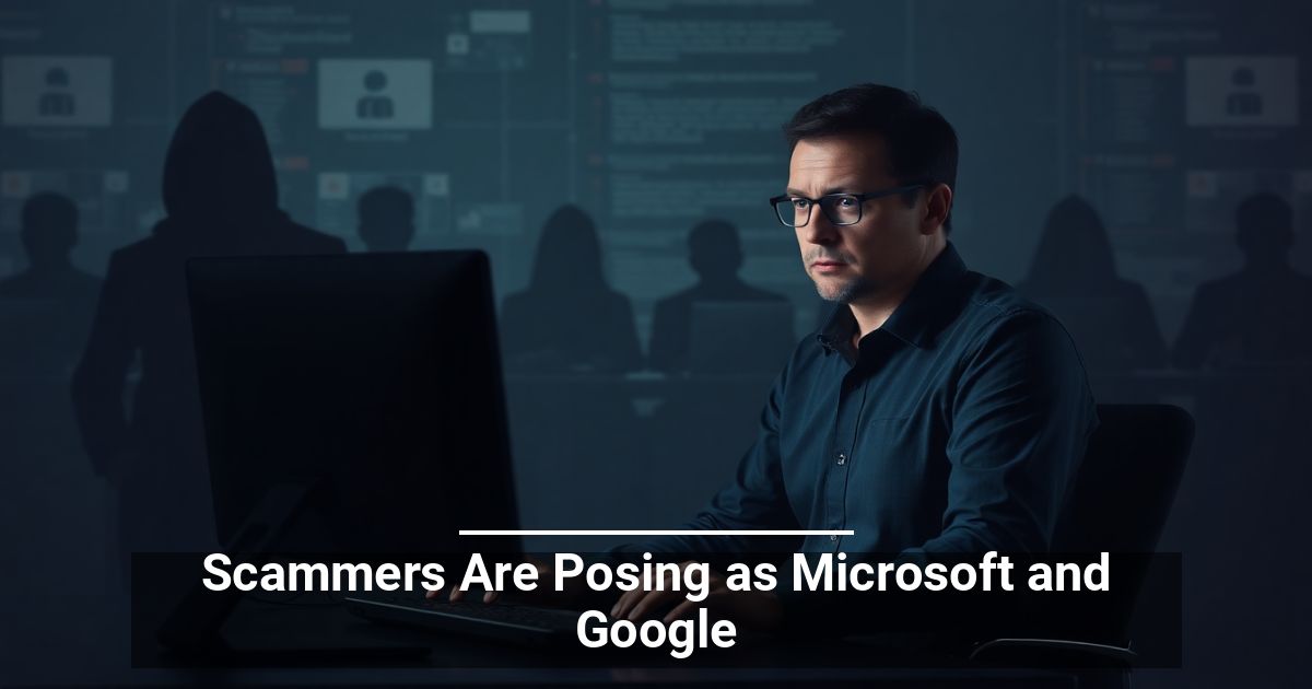 Scammers Are Posing as Microsoft and Google | Computer Breakthrough