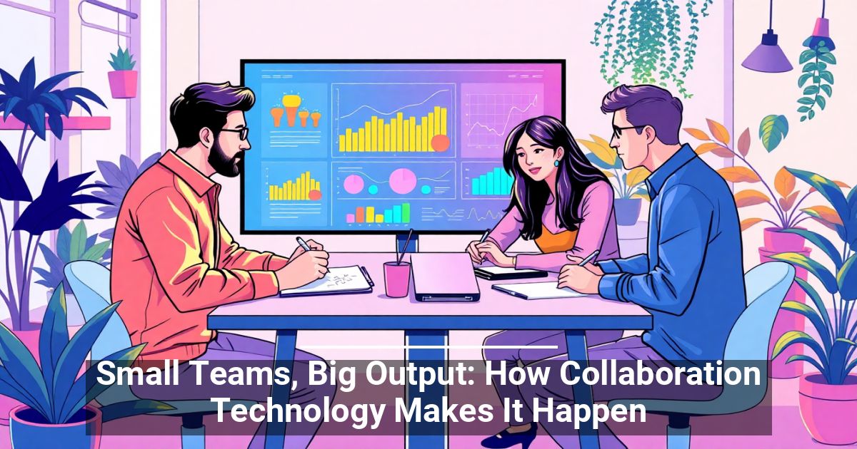 Small Teams, Big Output: How Collaboration Technology Makes It Happen | Computer Breakthrough